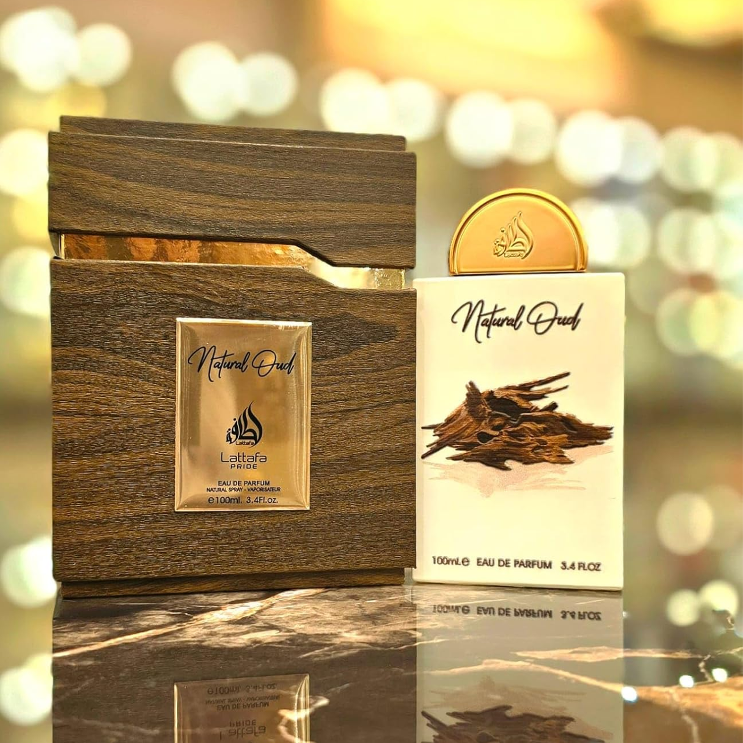 Set parfum Lattafa Natural Oud 100ml, parfum Arabesc, Unisex, Gentuta ...